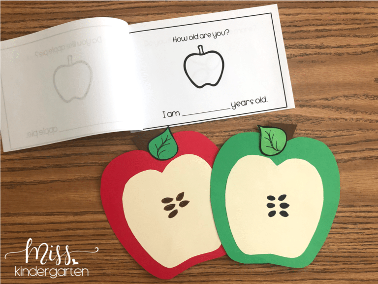 Apple Activities for Fall - Miss Kindergarten