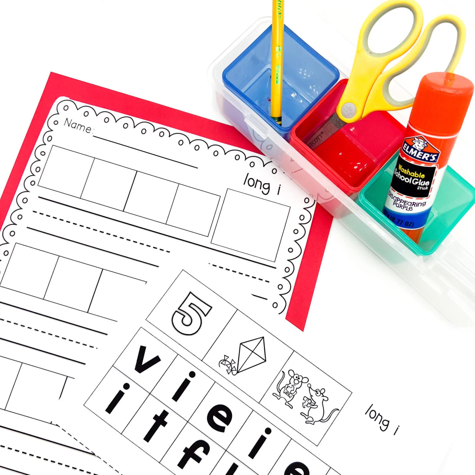 CVC Word Builders for Kindergarten - Miss Kindergarten