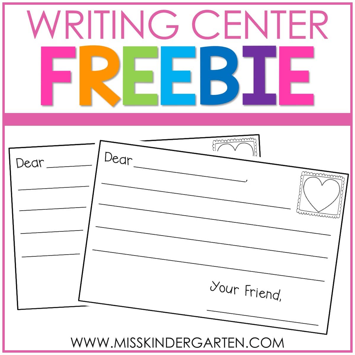 Free Resources Archives - Page 2 of 3 - Miss Kindergarten