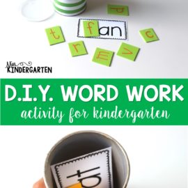 DIY Word Family Activity - Miss Kindergarten