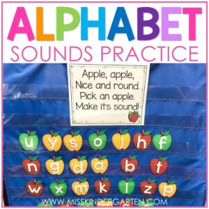 Free Activities for Alphabet Sounds Practice - Miss Kindergarten