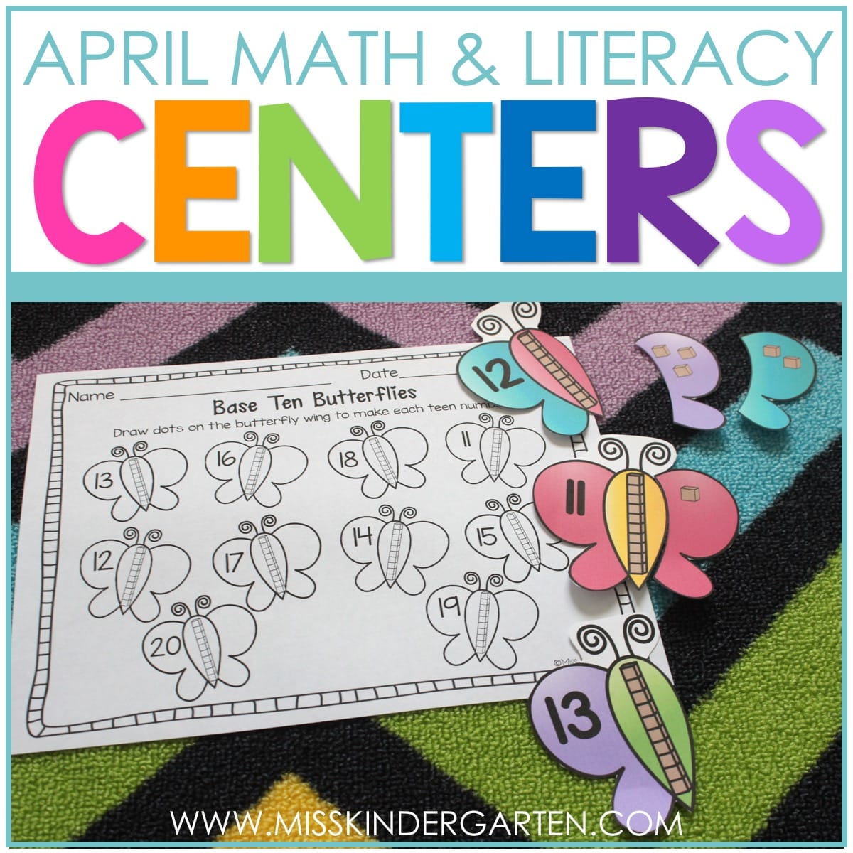 Engaging Binder Centers for Kindergarten - Miss Kindergarten