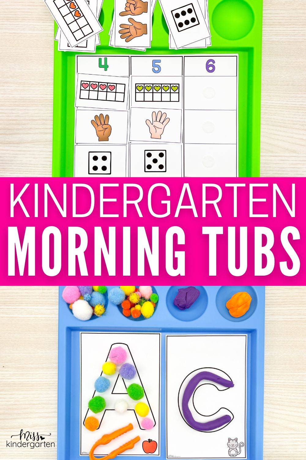Kindergarten Morning Tubs - Miss Kindergarten