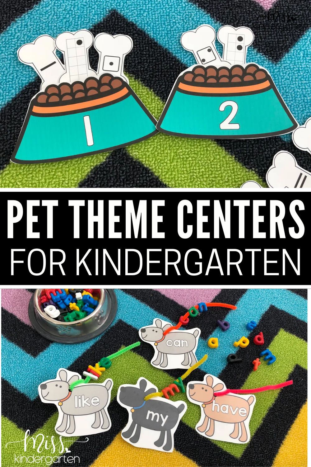 Pet Theme Centers for Kindergarten - Miss Kindergarten