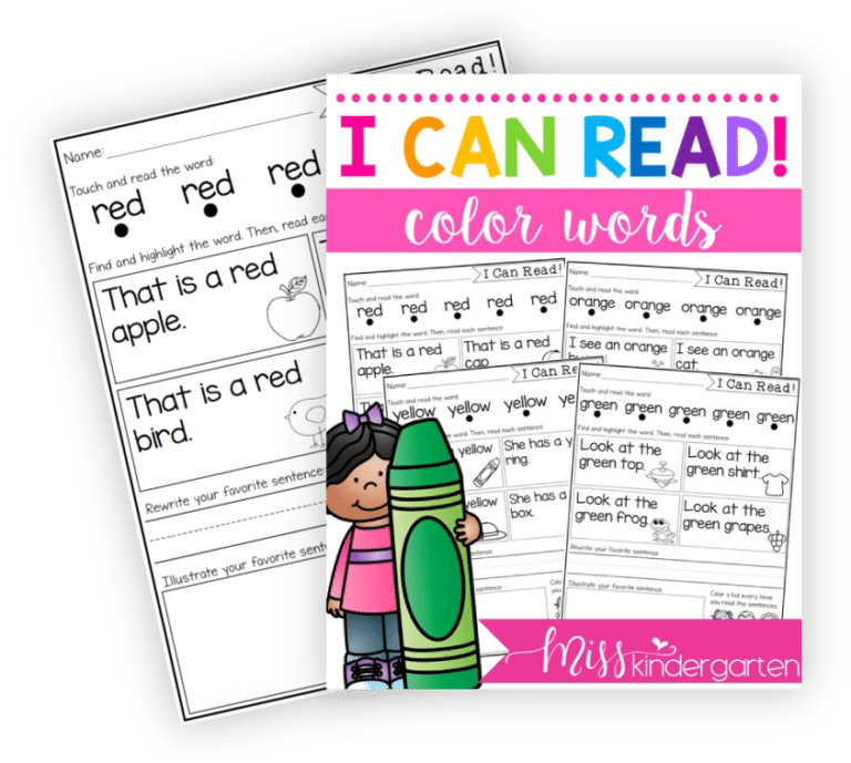 Engaging Decodable Passages for Kindergarten - Miss Kindergarten