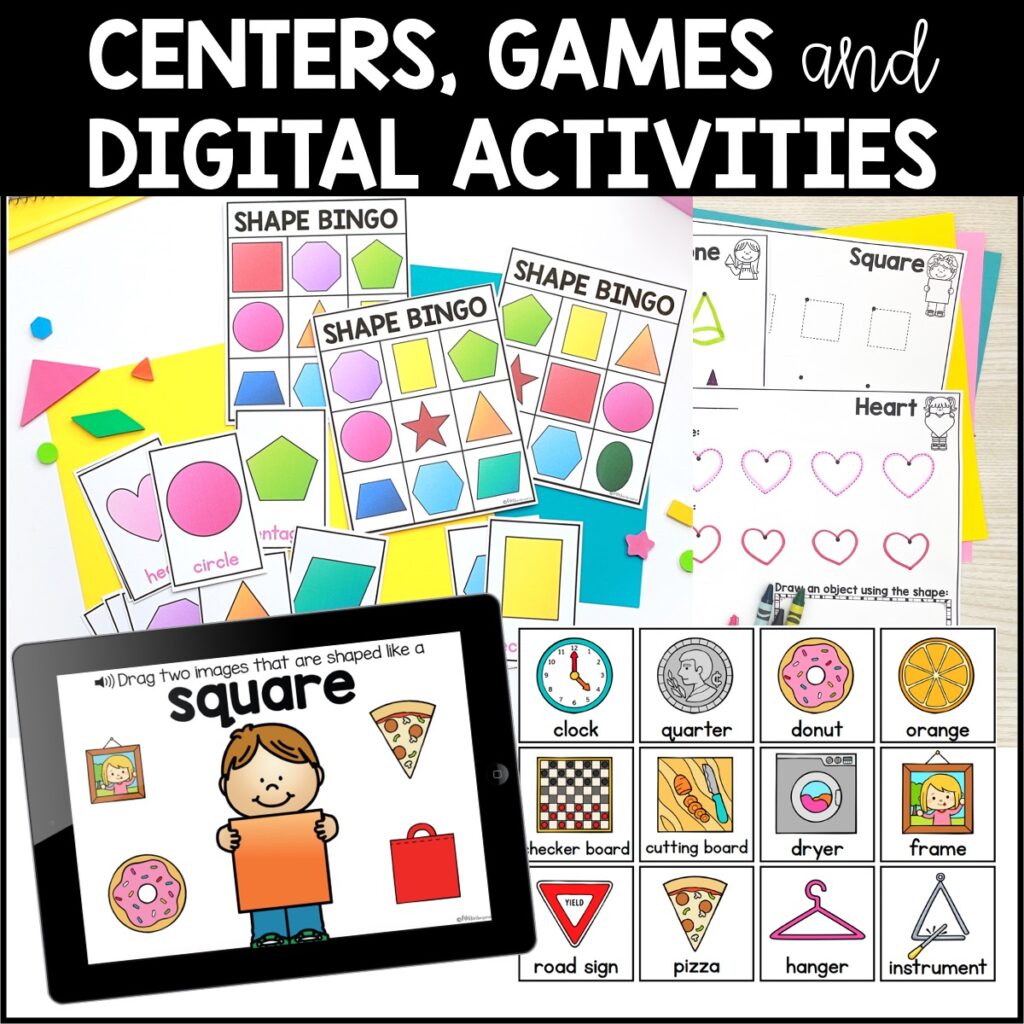 2D Shapes Centers and Activities - Miss Kindergarten