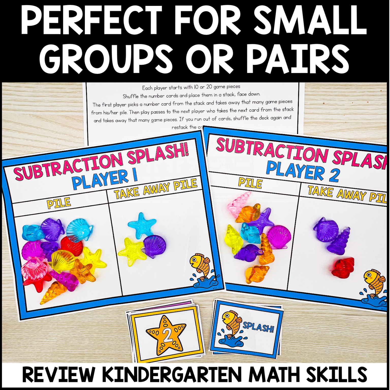 End of the Year Math Games for Kindergarten - Miss Kindergarten