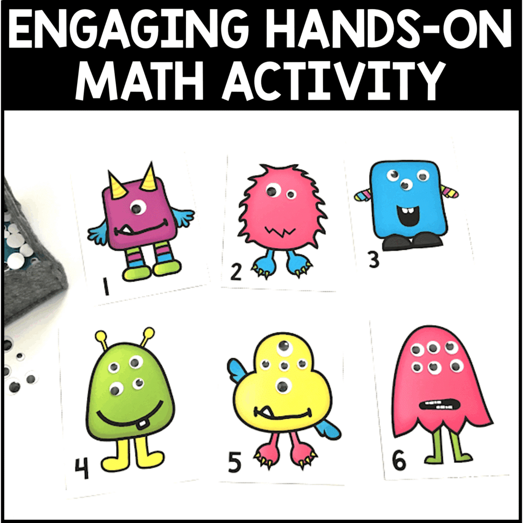 Monster Counting Freebie - Miss Kindergarten