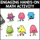 Monster Counting Freebie - Miss Kindergarten