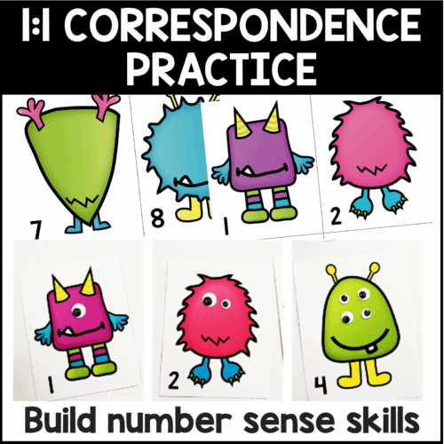Monster Counting Freebie - Miss Kindergarten