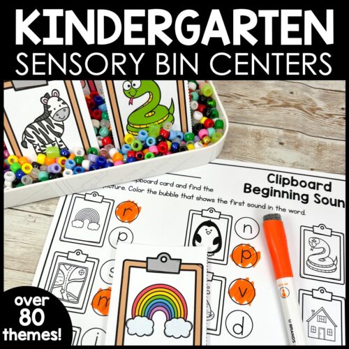 5 Ways to Use Sensory Bins for Kindergarten - Miss Kindergarten