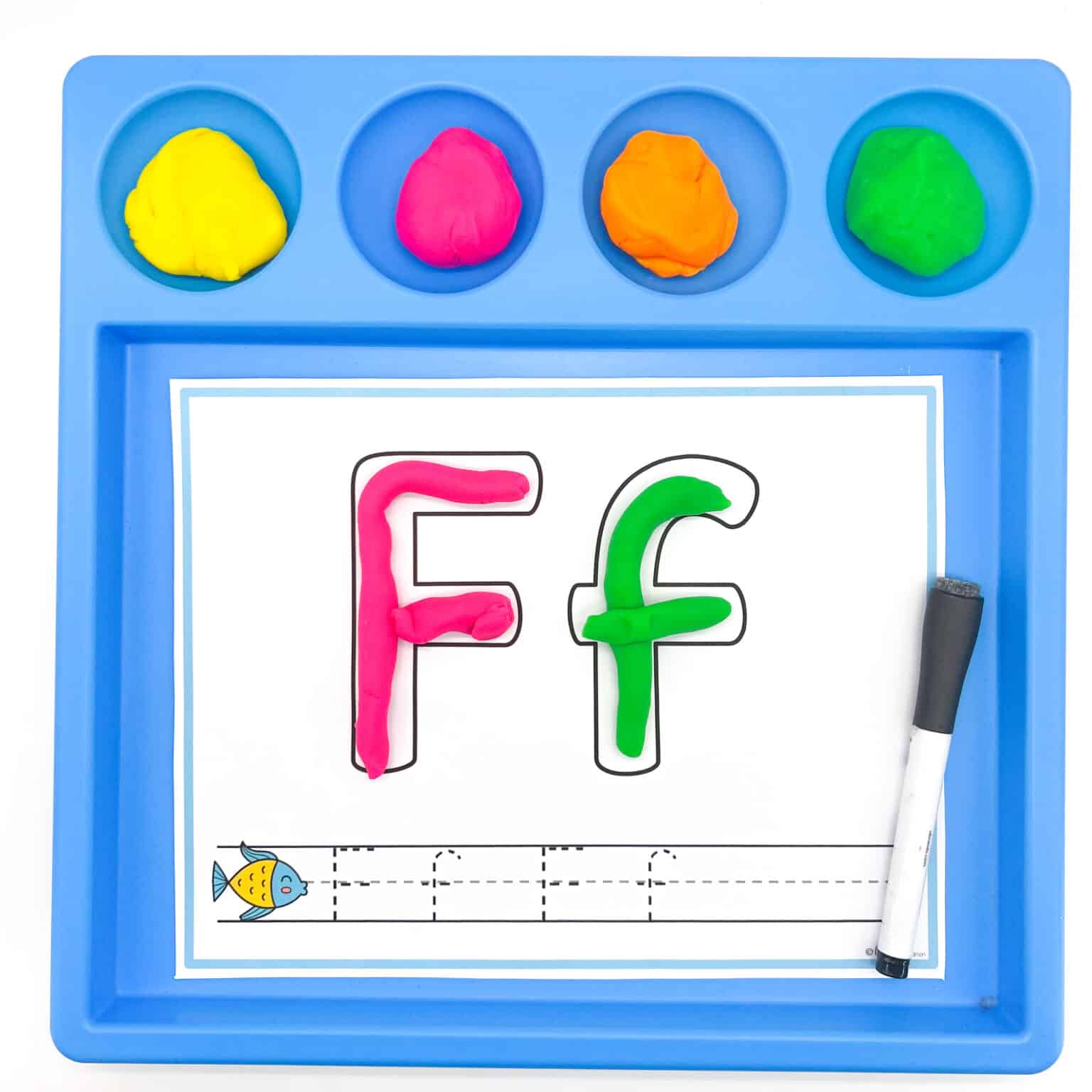 Learning With Playdough Mats - Miss Kindergarten