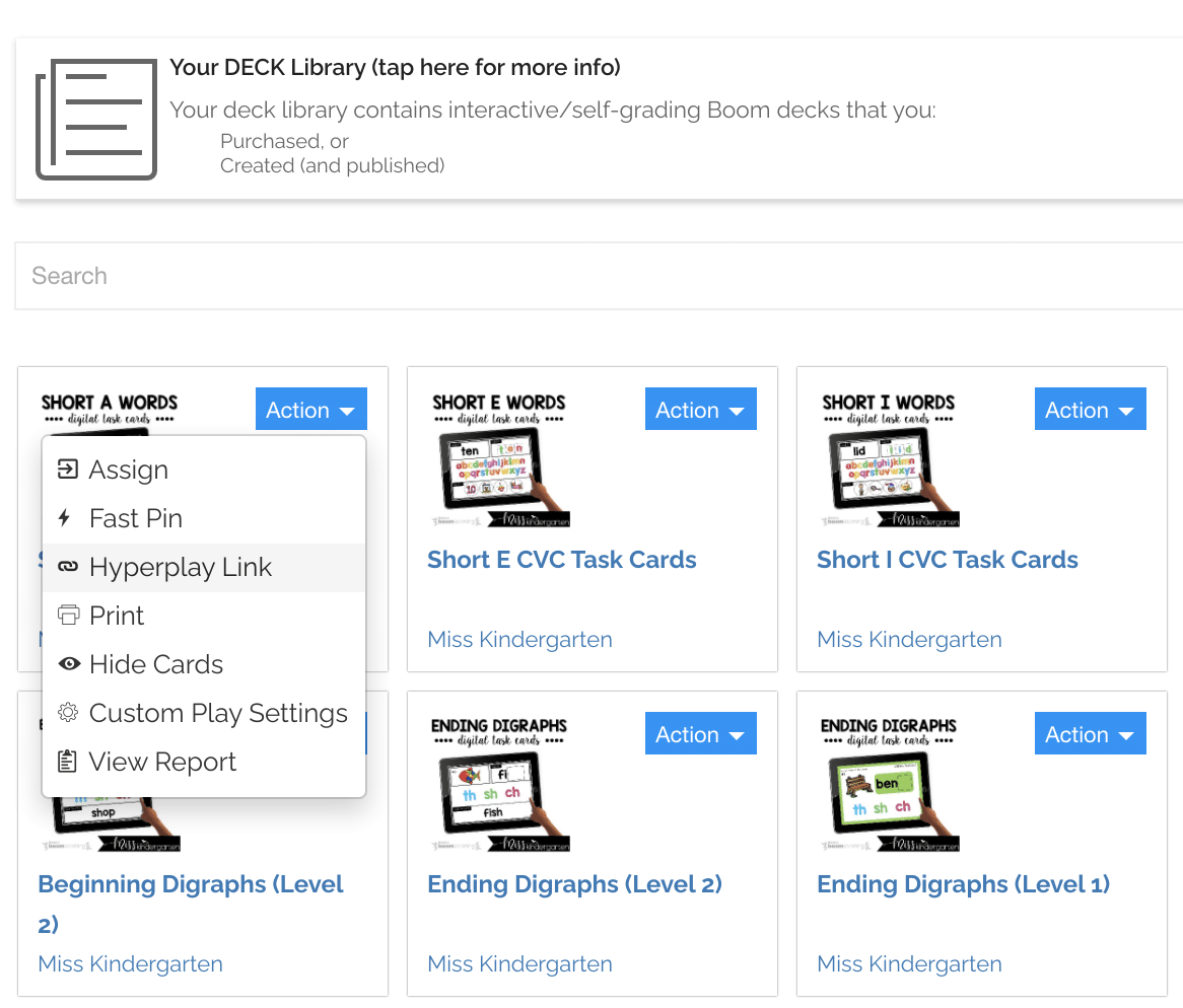 Using Boom Cards on SeeSaw and Google Classroom - Miss Kindergarten