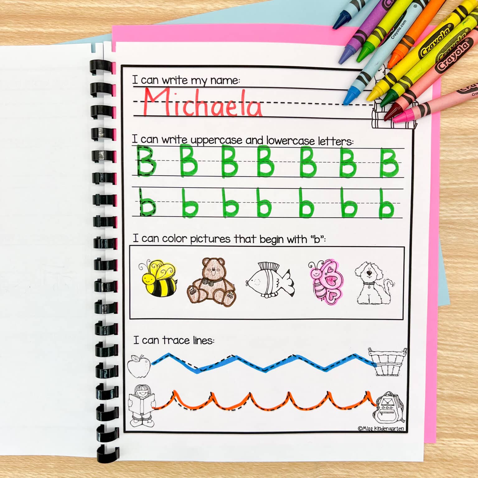 Kindergarten Morning Work for the Whole Year - Miss Kindergarten