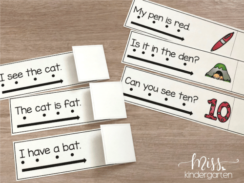 Teaching CVC Words in Six Steps - Miss Kindergarten