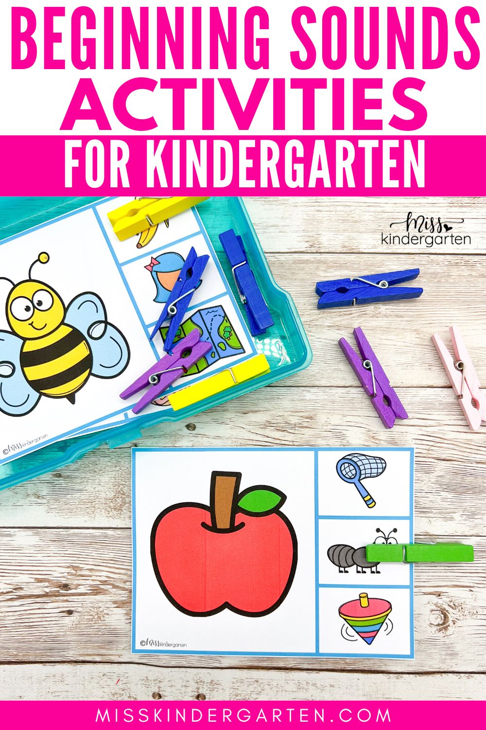 6 Hands-On Beginning Sounds Activities - Miss Kindergarten