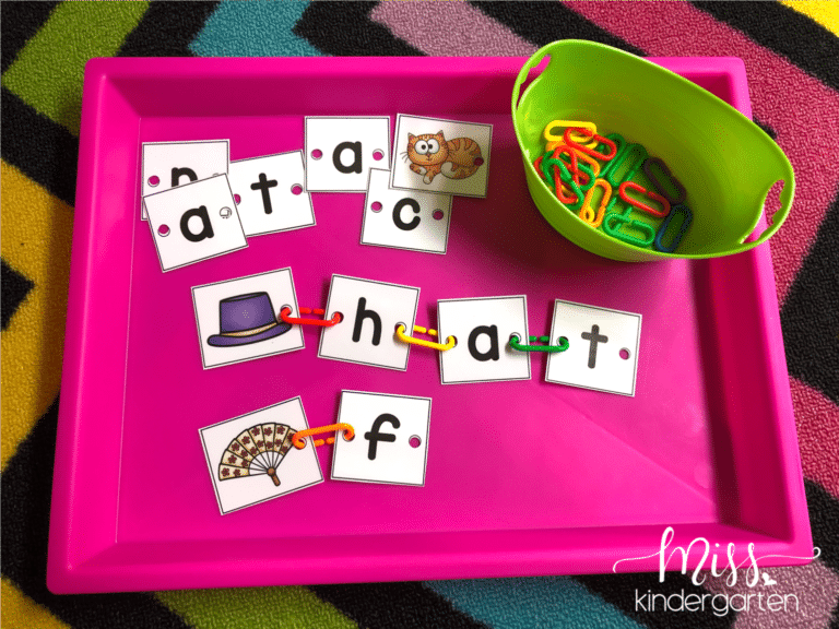 My Favorite Kindergarten Manipulatives for Centers - Miss Kindergarten