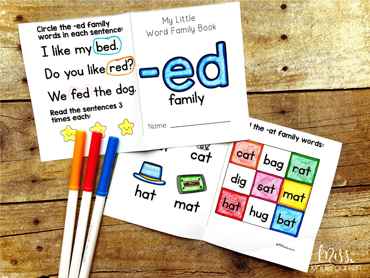 Teaching CVC Words in Six Steps - Miss Kindergarten