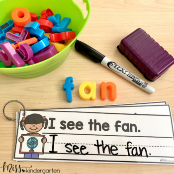 The Best Simple Sentences for Kindergarten - Miss Kindergarten