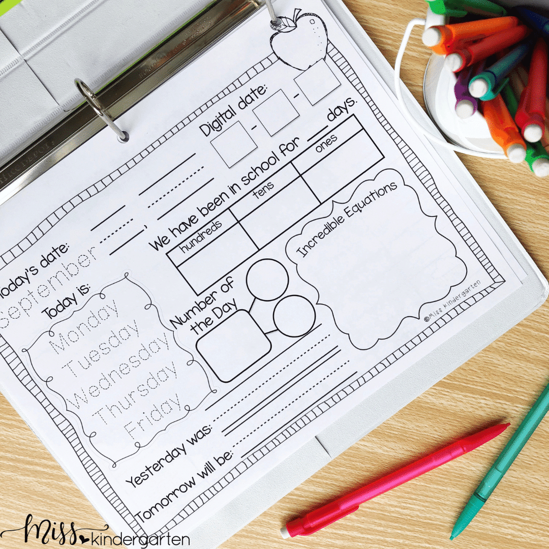 How to Teach Calendar Skills in an Engaging Way - Miss Kindergarten