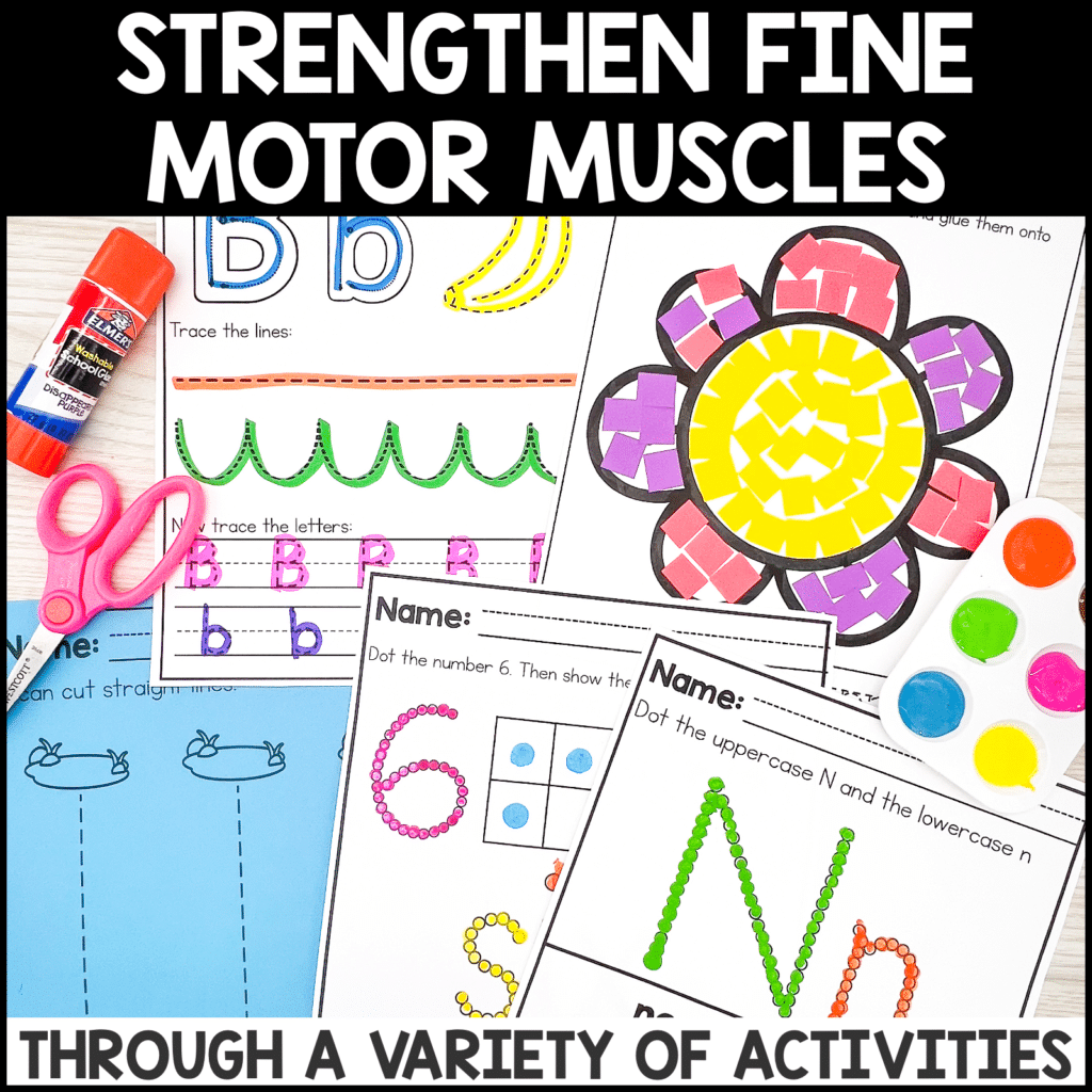 Scissor Skills Cutting Practice Worksheets - Miss Kindergarten