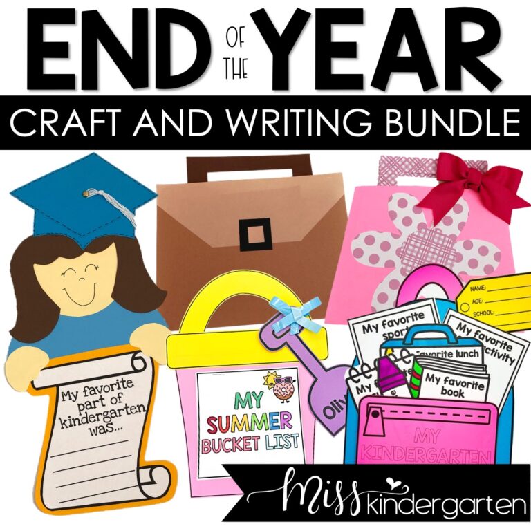 Summer Bucket List Writing and Craft - Miss Kindergarten