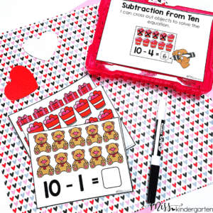 Low Prep February Centers for Kindergarten - Miss Kindergarten