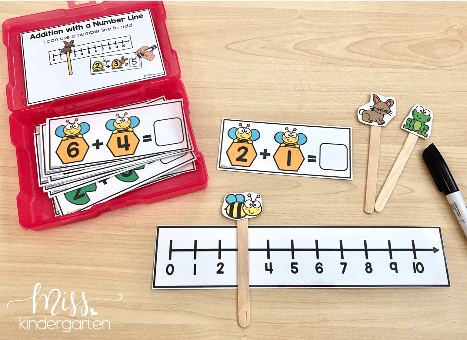 Low Prep Spring Center Freebie - Miss Kindergarten