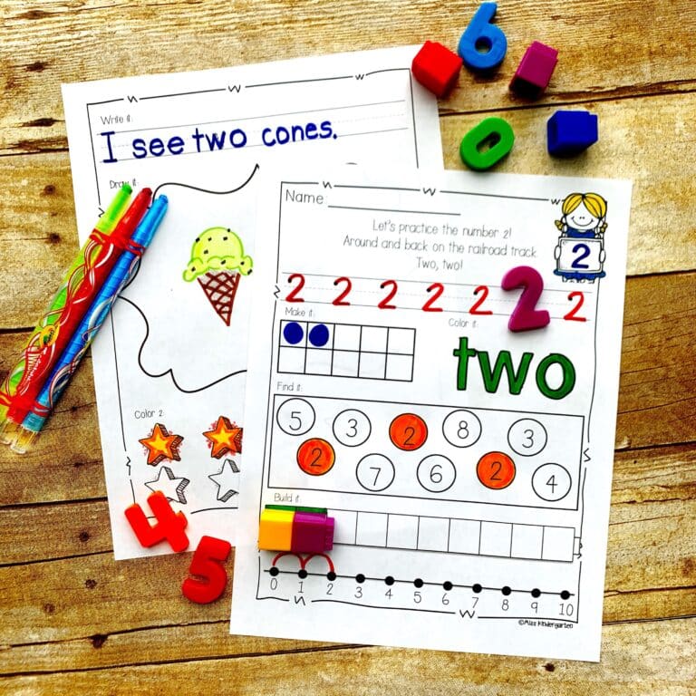 Hands-On Counting Activities for Kindergarten - Miss Kindergarten