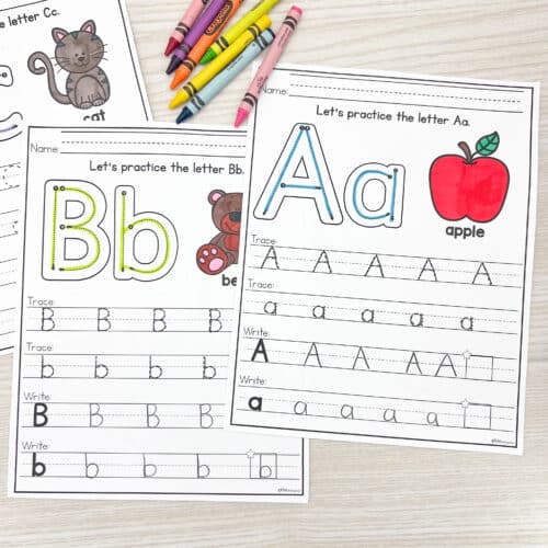 Alphabet Tracing Activities for Kindergarten - Miss Kindergarten