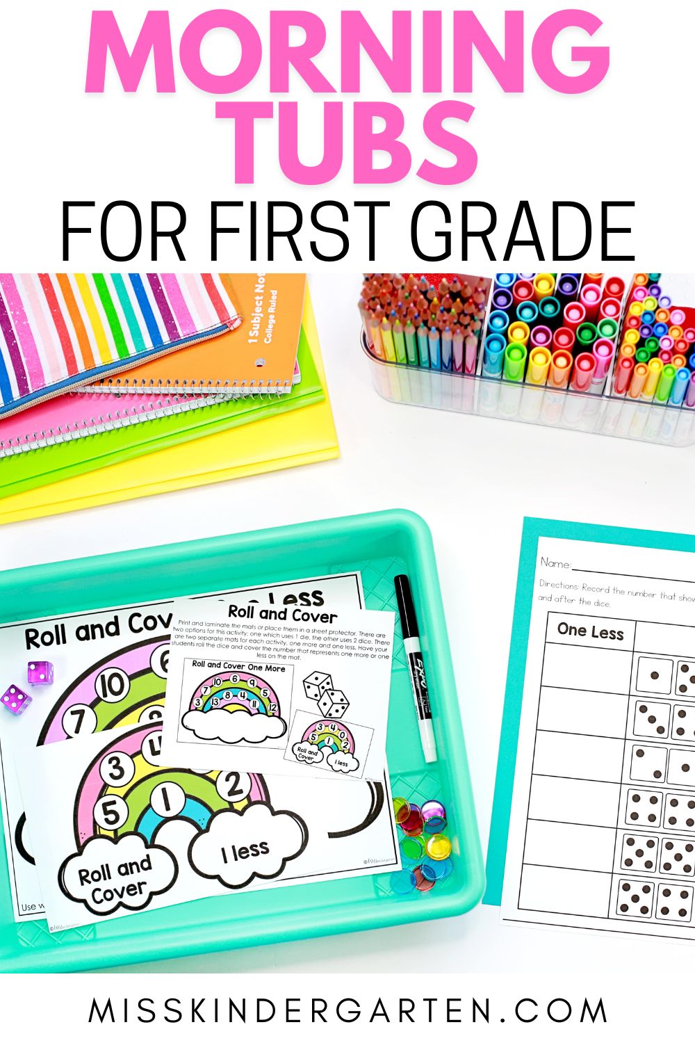 6 Reasons to Use First Grade Morning Tubs - Miss Kindergarten