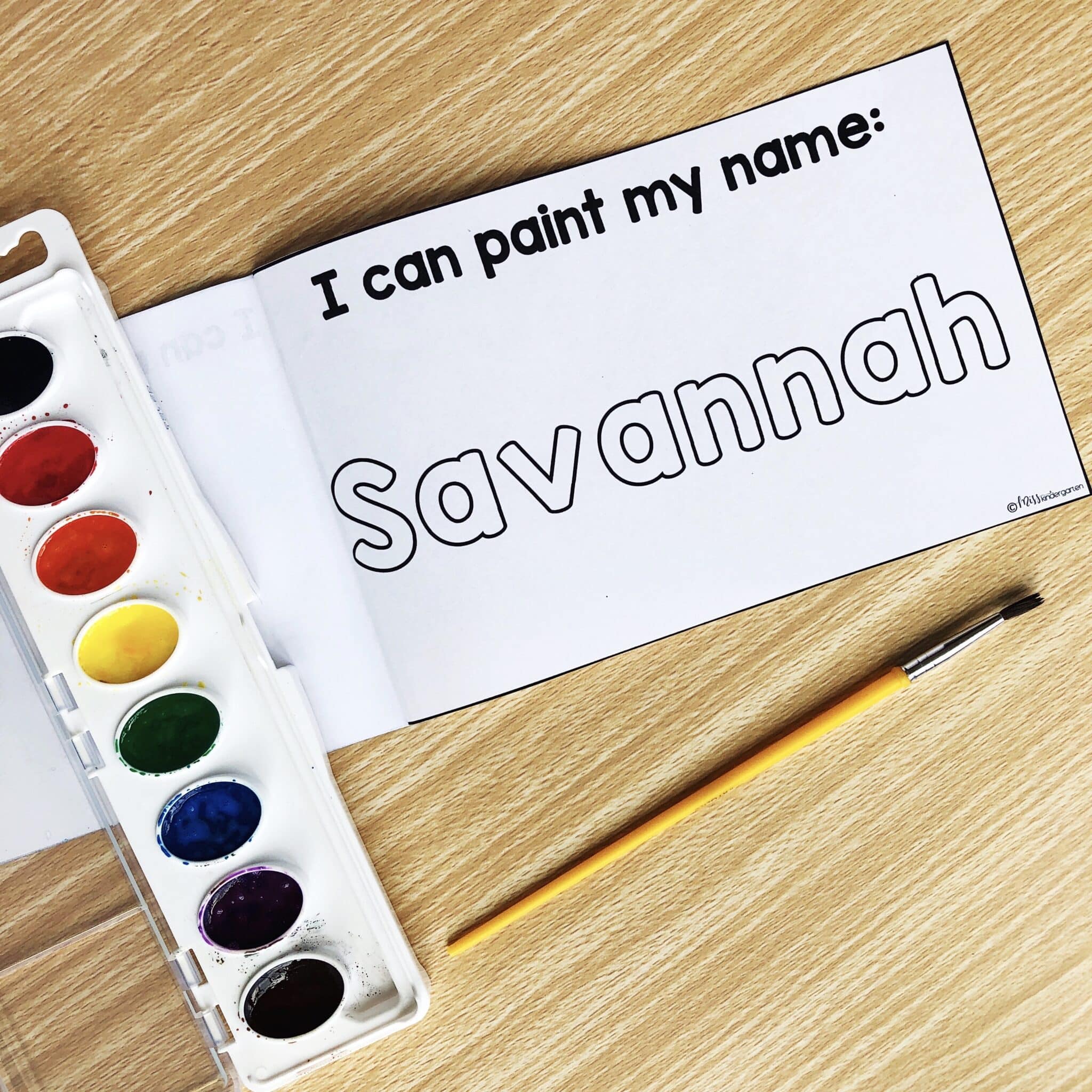 Name Writing Activities for Kindergarten - Miss Kindergarten