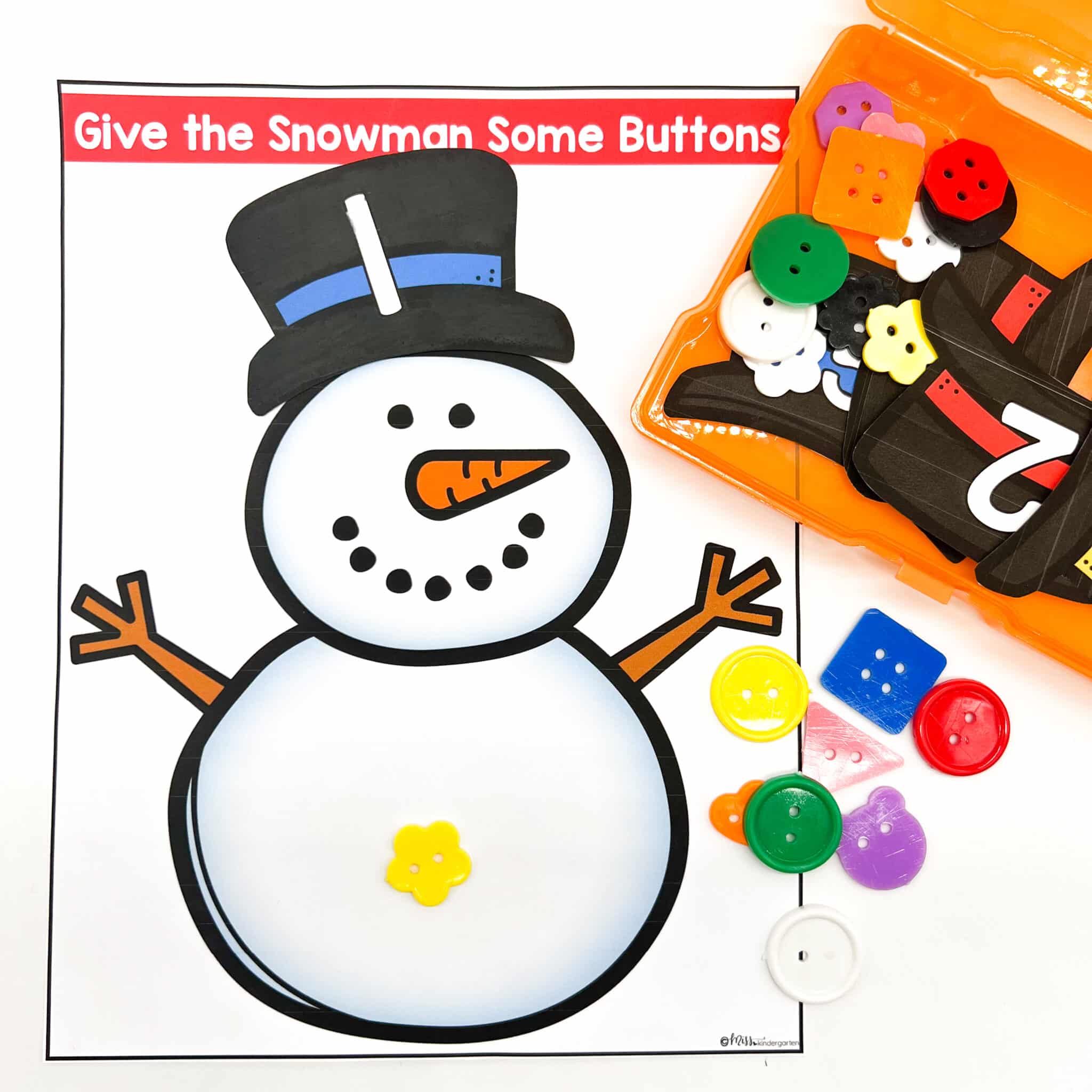 Winter Fine Motor Centers for Kindergarten - Miss Kindergarten