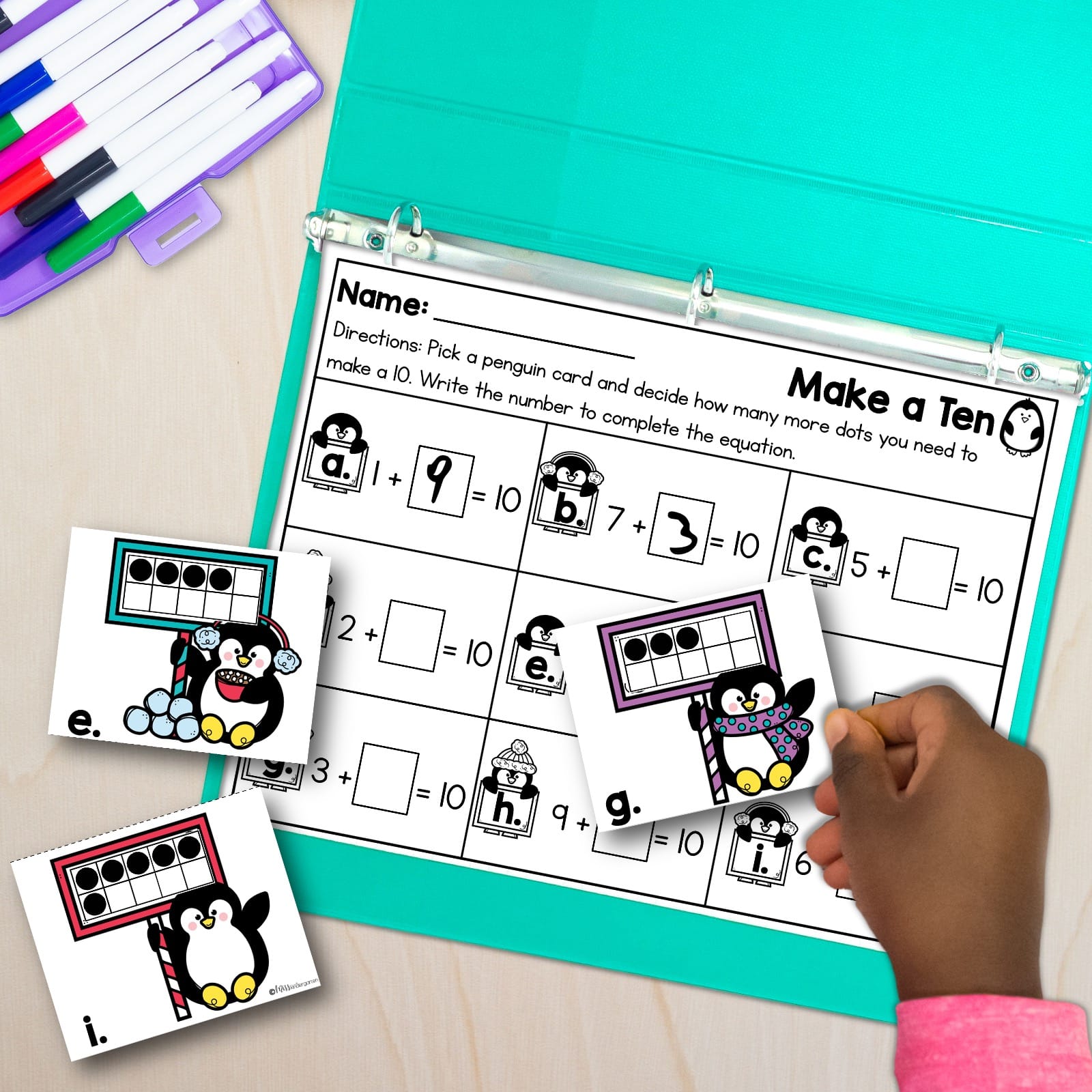 Engaging Binder Centers for Kindergarten - Miss Kindergarten