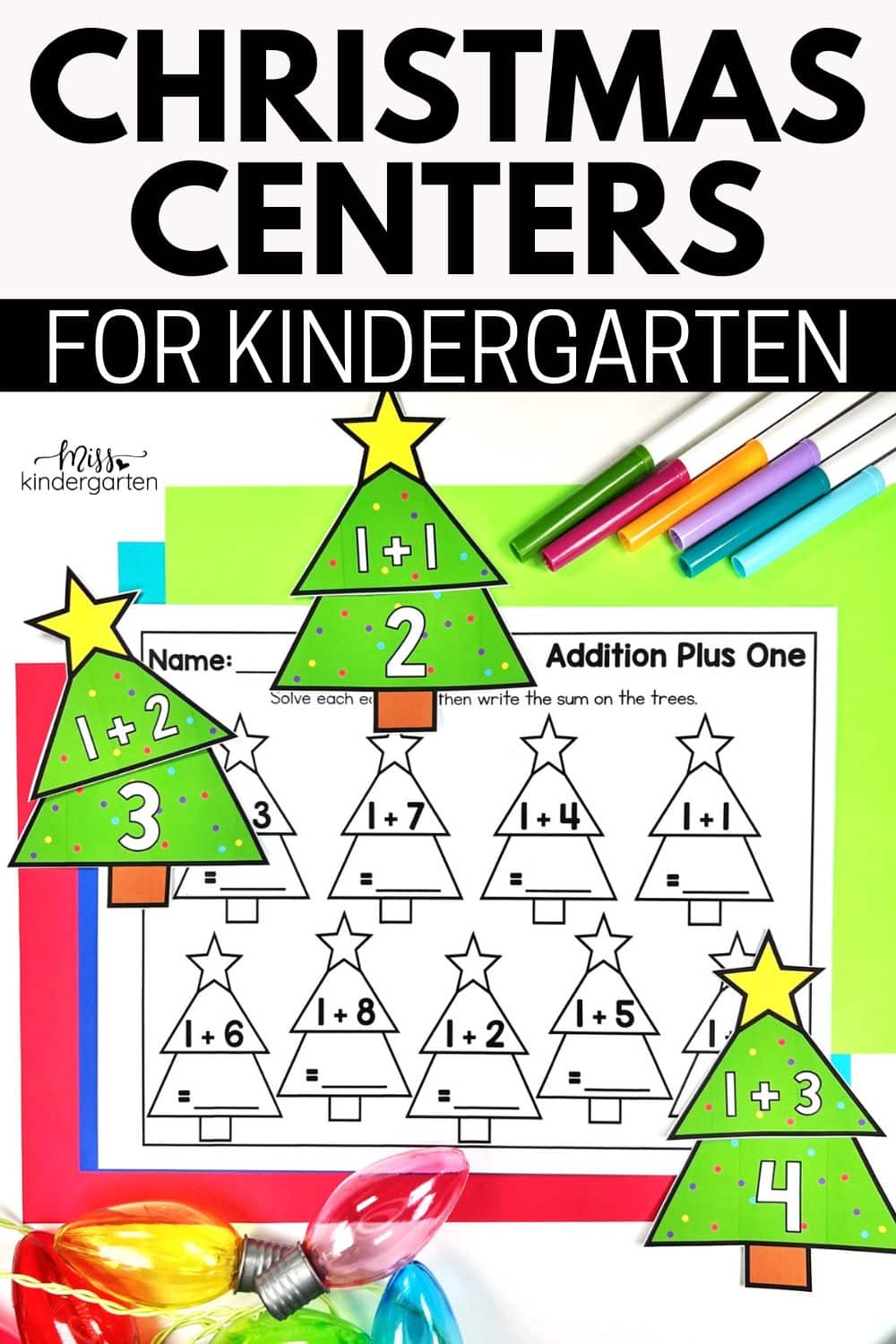 Hands-On Christmas Centers for Kindergarten - Miss Kindergarten