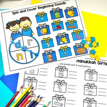 Hands-On Hanukkah Centers for Kindergarten - Miss Kindergarten