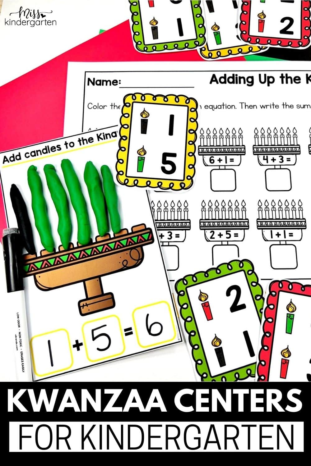Hands-On Kwanzaa Centers for Kindergarten - Miss Kindergarten