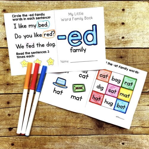 5 Ways to Use Little Books for Kindergarten Word Work - Miss Kindergarten