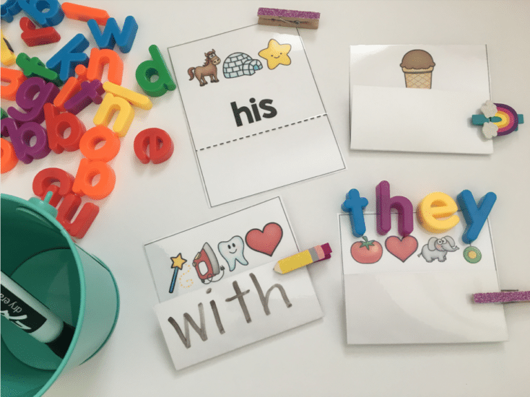 Hands-On Sight Word Centers for Kindergarten - Miss Kindergarten