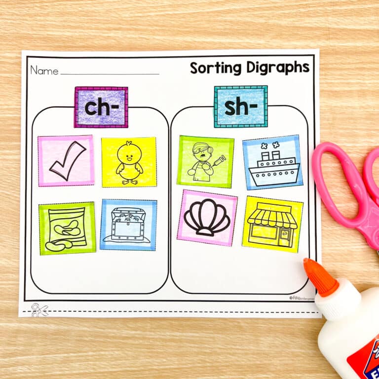 Teaching Blends and Digraphs in Six Steps - Miss Kindergarten
