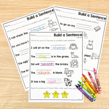 Teaching Blends and Digraphs in Six Steps - Miss Kindergarten