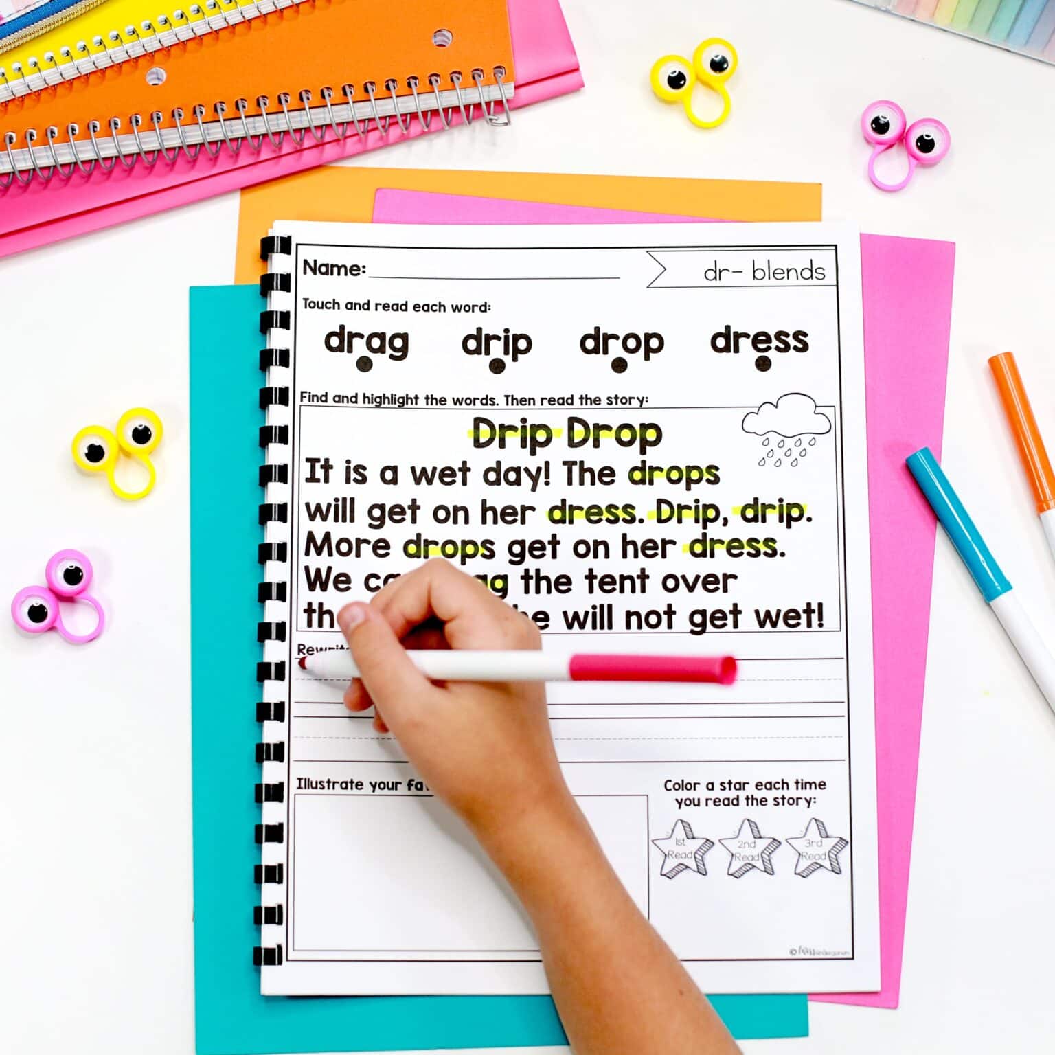 Consonant Blends and Digraphs: Building Fluency - Miss Kindergarten
