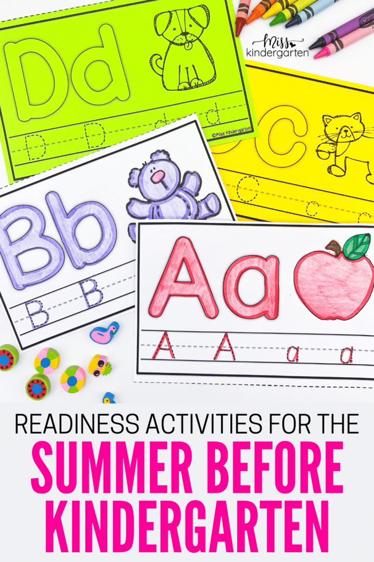 Preschool Activities for the Summer Before Kindergarten - Miss Kindergarten