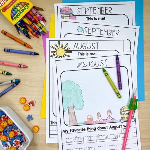 How to Create a Year-Long Kindergarten Writing Portfolio - Miss ...
