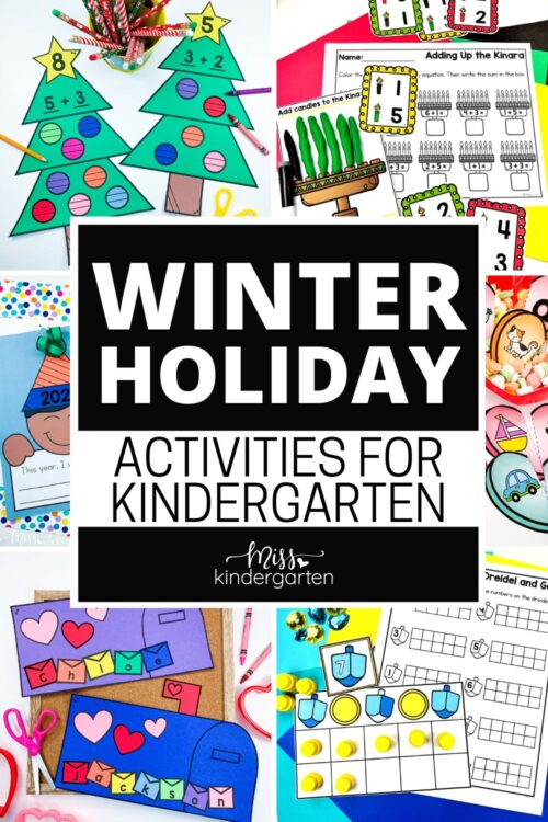 Winter Holiday Activities for Kindergarten - Miss Kindergarten