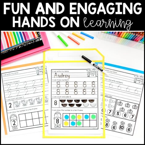 Number Sense Activities Thank You Offer - Miss Kindergarten