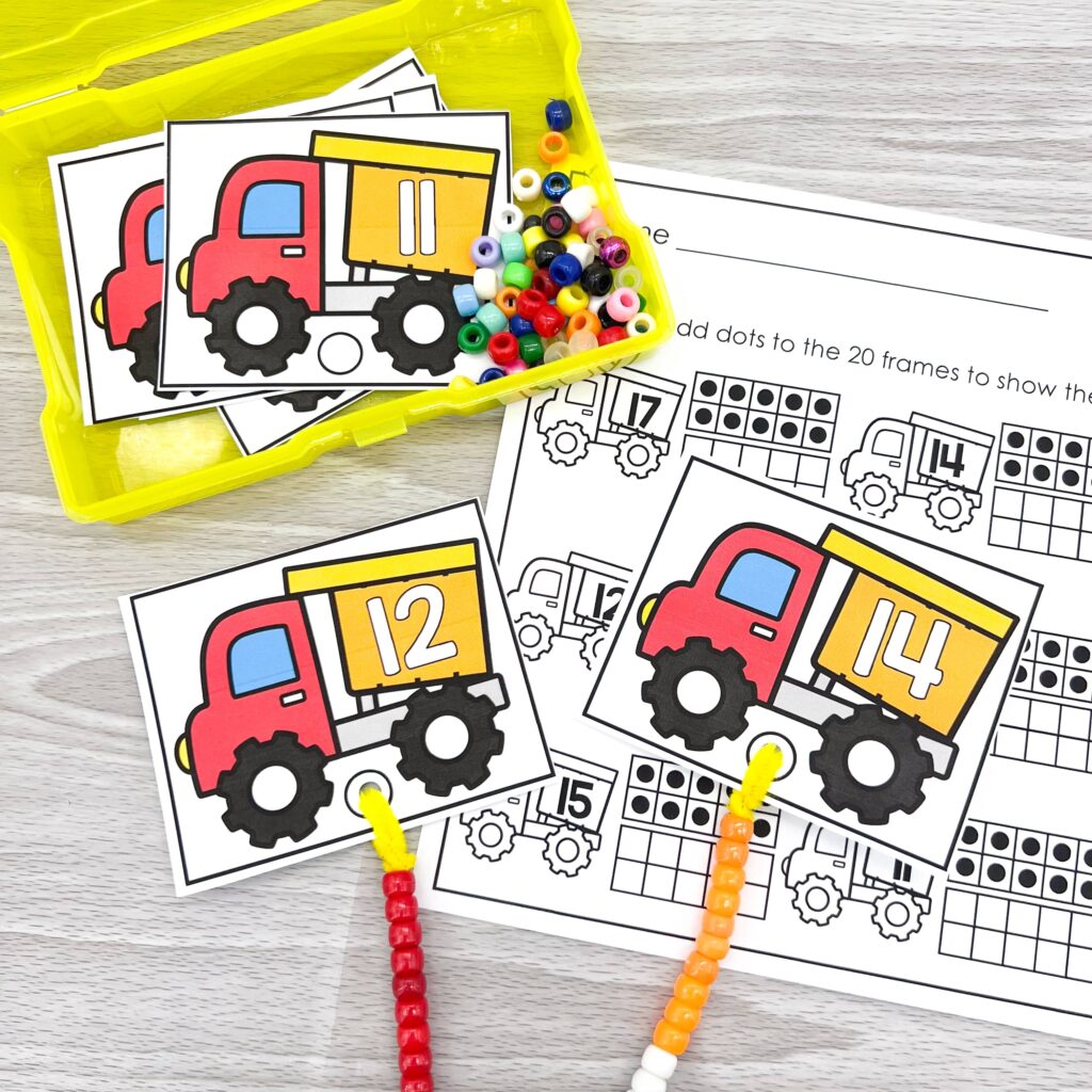 Transportation Themed Math and Literacy Centers PreK & Kindergarten ...