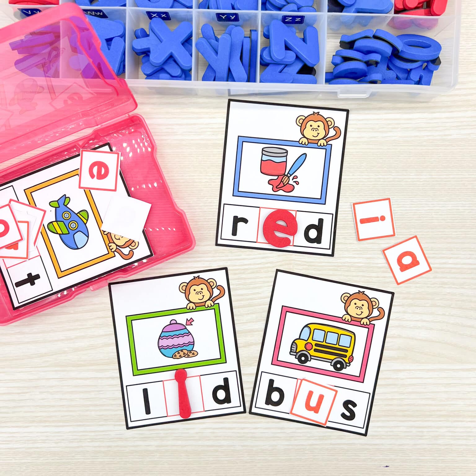 Hands-On Word Building Activities for Kindergarten - Miss Kindergarten