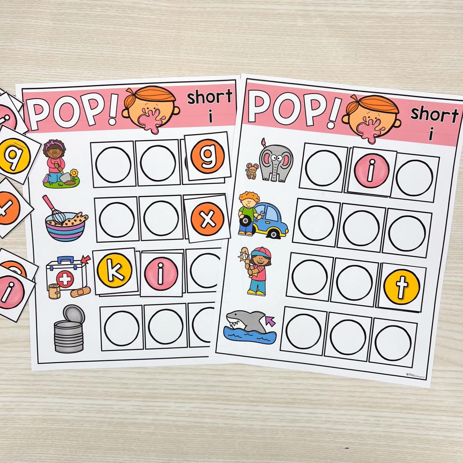 Hands-On Word Building Activities for Kindergarten - Miss Kindergarten