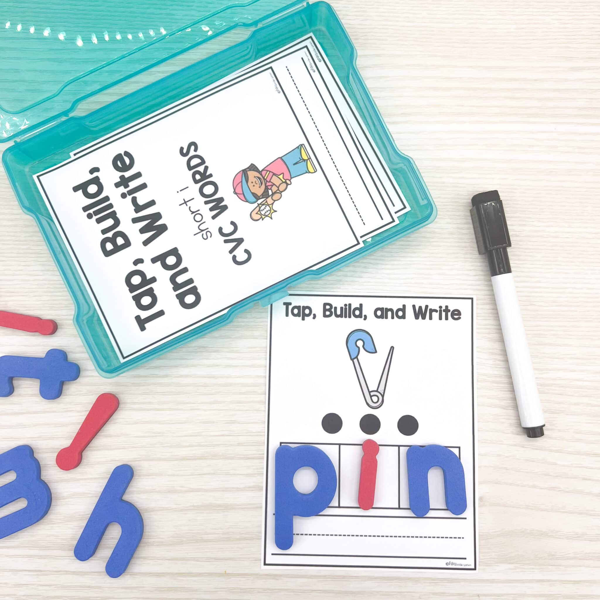 Hands-On Word Building Activities for Kindergarten - Miss Kindergarten
